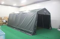 China Waterproof PVC Foldable Bicycle Shed Shelter 330x600x260cm Steel Frame Carport for sale