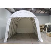China Portable Winter Car Parking Canopy 400x730x330cm Powder Coated Steel Frame for sale