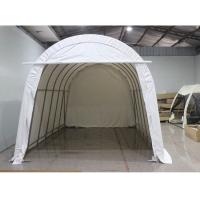 China Heavy Duty Waterproof Carport Cover 400x730x330cm Steel Frame UV Resistant for sale