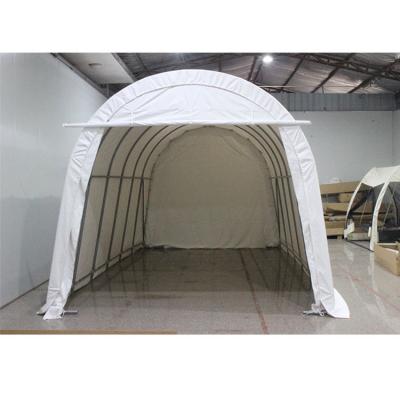 China Large Portable Steel Frame PVC Garage Shelter 400x730x330cm for Event Party Storage for sale