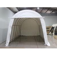 China Heavy Duty Carport with Removable Sidewalls 400x730x330cm Steel Frame Camping Backyard for sale