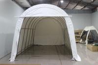 China Heavy Duty Carport with Removable Sidewalls 400x730x330cm Steel Frame Camping Backyard for sale