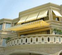 China Retractable Awning Sun Shade 3.5x2.5m Fully Open Outdoor Manual Canopy 9kg for sale