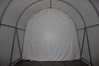 China Easy Assembly Folding Carport Canopy 400x730x330cm Steel Frame Winter Car Parking for sale