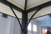 China Steel Frame 3.3x3.3M Folding Gazebo Tent with Package Size 209x33x14.5cm for Garden for sale