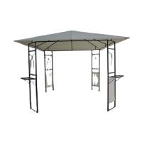 China Double Roof Gazebo Outdoor Canopy Shelter 3x3M Steel Frame Customizable Color PVC Coated for sale