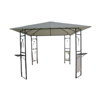 China Double Roof Gazebo Outdoor Canopy Shelter 3x3M Steel Frame Customizable Color PVC Coated for sale