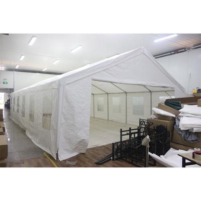 China Large Double Garage Tent 600x1200cm Waterproof Portable Storage Shelter with Steel Frame for sale