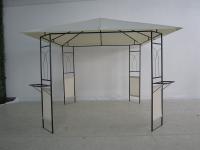 China Double Roof Gazebo Outdoor Canopy Shelter 3x3M Steel Frame Customizable Color PVC Coated for sale