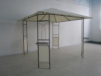 China Double Roof Gazebo Outdoor Canopy Shelter 3x3M Steel Frame Customizable Color PVC Coated for sale
