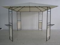 China Double Roof Gazebo Outdoor Canopy Shelter 3x3M Steel Frame Customizable Color PVC Coated for sale