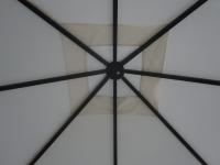 China Double Roof Gazebo Outdoor Canopy Shelter 3x3M Steel Frame Customizable Color PVC Coated for sale