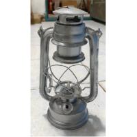 China Vintage Kerosene Oil Lamp 11.5x15x24.5cm Silver Metal Glass Camping Hanging Light Large Capacity for sale