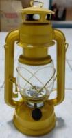 China Vintage Kerosene Oil Lamp 11.5x15x24.5cm Silver Metal Glass Camping Hanging Light Large Capacity for sale
