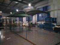 China Outdoor Patio Carport Steel Frame 3x3M Sunshade Garden Canopy White Wedding Roof for sale