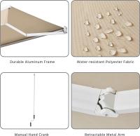 China Aluminum Frame Fully Open Type Sunshade Awning KD Ideal for Customer Requirements for sale