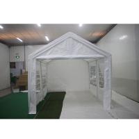 China PE Material Aluminum Frame Portable Garage 300x400cm All Weather Protection Carport for sale