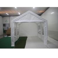 China Outdoor Party PE Carport 3x6m Waterproof UV Resistant Top Cover Steel Frame for sale