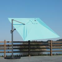 China Collapsible Aluminum Sun Shelter Canopy 3m x 3m for Patio Offset Parasol Umbrella for sale
