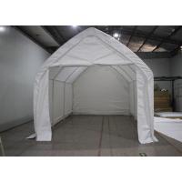 China Mobile Plastic Tent Carport 360x600x340cm Steel Frame Waterproof UV Resistant for sale