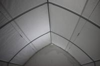 China Mobile Plastic Tent Carport 360x600x340cm Steel Frame Waterproof UV Resistant for sale