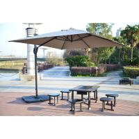 China Custom Collapsible Hand Umbrella 3m x 3m Outdoor Patio Garden Sunshade Leisure for sale