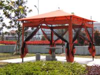China Arches Garden Pergola Outdoor Aluminium Tent Gazebo 3x3m with Sun Roof Heavy Duty Frame for sale