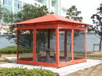 China Arches Garden Pergola Outdoor Aluminium Tent Gazebo 3x3m with Sun Roof Heavy Duty Frame for sale