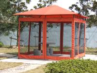 China Arches Garden Pergola Outdoor Aluminium Tent Gazebo 3x3m with Sun Roof Heavy Duty Frame for sale