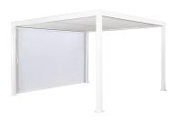 China Aluminum Frame Pergola 3x4m Modern Outdoor Waterproof Roof Garden Structure with 105mm Tube for sale