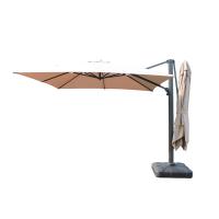 China Hand Umbrella Style Double Canopy Garden Parasol 3m for Outdoor Furniture Economic Design for sale
