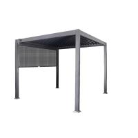 China Aluminum 3x3m Modern Outdoor Pergola Waterproof Windproof for Garden Custom Color for sale