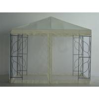 China 3x3x2.55M Party Gazebo with Waterproof PA Fabric and Powder Coated Steel Frame for sale