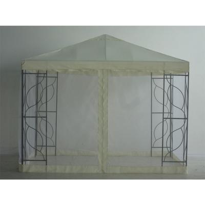 China 3x3x2.55M Party Gazebo with Waterproof PA Fabric and Powder Coated Steel Frame for sale