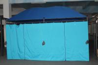 China Blue Large Canopy Metal Panel Top Gazebo 3x4M Outdoor Steel Structure Waterproof for sale