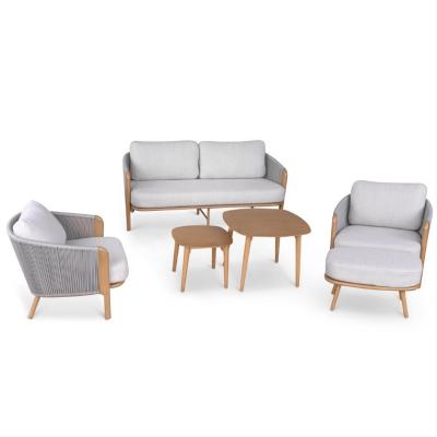 China Aluminum Frame Luxury Table Bistro Set for Outdoor Garden Furniture Customized Color 2 Seats for sale