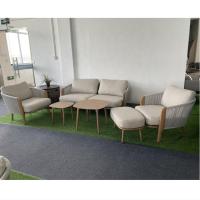 China Aluminum Frame Luxury Table Bistro Set for Outdoor Garden Furniture Customized Color 2 Seats for sale