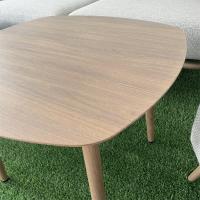 China Aluminum Frame Luxury Table Bistro Set for Outdoor Garden Furniture Customized Color 2 Seats for sale