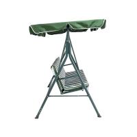 China Traditional Garden Patio Swing Chair with Canopy Pergola Gazebo Steel Frame 172x112x152cm for sale