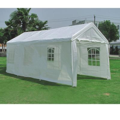 China Steel Frame Outdoor Gazebo Canopy Tent 5x10m with Waterproof PE Cover and Sidewalls for sale