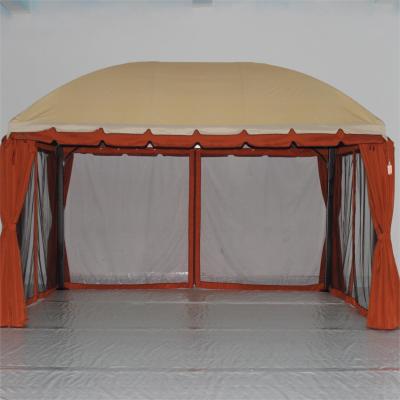 China 3x4M PVC Gazebo Tent Waterproof Steel Frame Outdoor Party Sunshade Customizable for sale