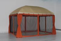 China 3x4M PVC Gazebo Tent Waterproof Steel Frame Outdoor Party Sunshade Customizable for sale