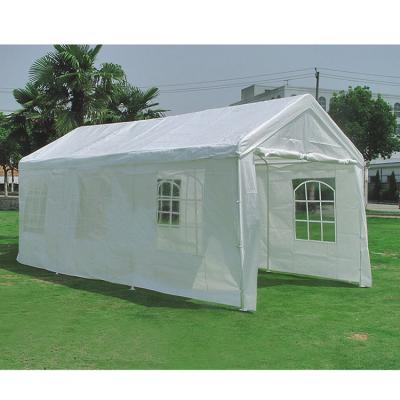 China Custom Party Tent 3x6m White Outdoor Gazebo Canopy Steel Frame PE Cover Waterproof UV Resistant for sale