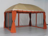 China 3x4M PVC Gazebo Tent Waterproof Steel Frame Outdoor Party Sunshade Customizable for sale