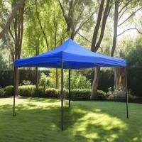 China Custom Folding Gazebo Tent 10x10 ft Aluminum Steel Frame Outdoor Shelter with Polyester Fabric for sale