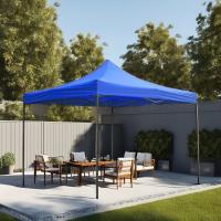 China Custom Folding Gazebo Tent 10x10 ft Aluminum Steel Frame Outdoor Shelter with Polyester Fabric for sale
