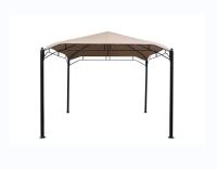 China Round Outdoor Patio Gazebo 2.95x2.95x2.7M Steel Frame Waterproof Canopy for Parties for sale