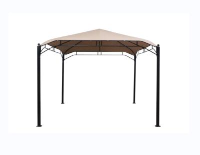 China Round Outdoor Patio Gazebo 2.95x2.95x2.7M Steel Frame Waterproof Canopy for Parties for sale