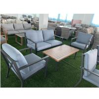 China Customizable Color Outdoor Garden Furniture Aluminum Rattan Sofa Set for Luxury Table for sale