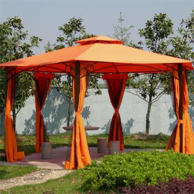 China 2.5x2.5x2.5M Hexagonal Aluminum Gazebo Tent PVC Canopy for Garden Outdoor Party for sale